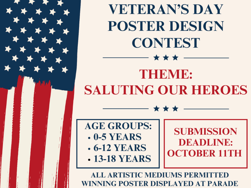 Converse, TX Veterans Day Poster Design Contest for Kids! | Avenida ...
